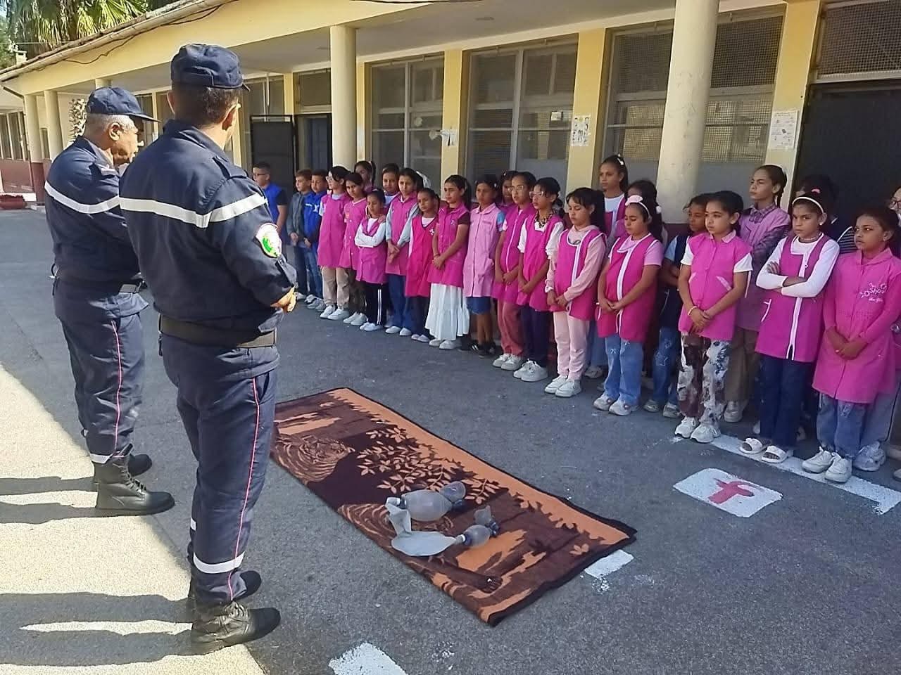 ANNABA / Protection civile Campagne de sensibilisation à Chorfa sous le ...